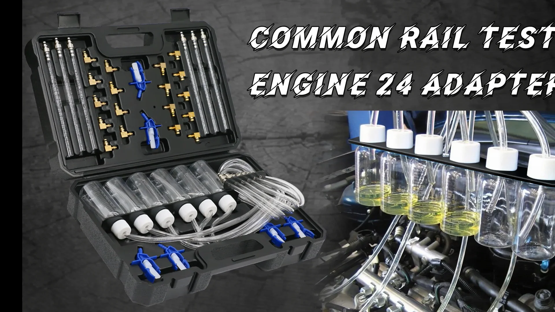 Wholesale New Diesel Injector Flow Meter Test Kit Common Rail Adaptor ...