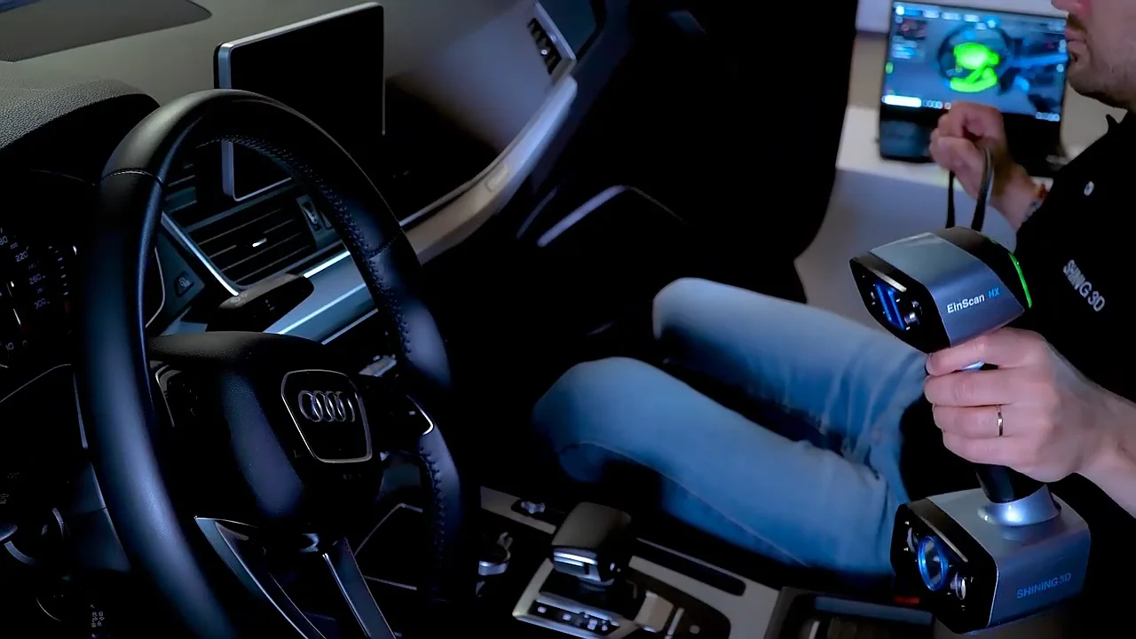 Hand Held 3d Scanner Body Scanner Dual Light Source Scanning Vehicle ...