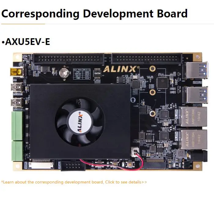 Alinx ACU5EV Xilinx Zynq Ultrascale+ Mpsoc Development Board