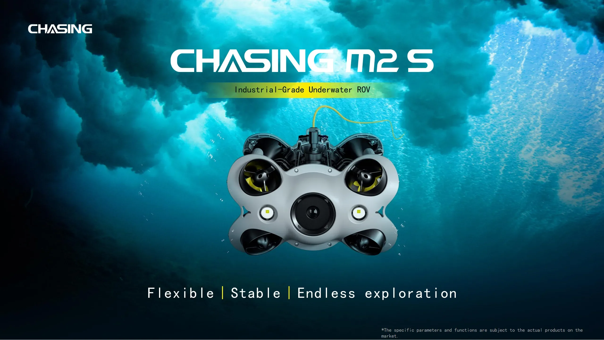 CAMORO Chasing M2 S Professional Underwater Drone - 100M Bundle