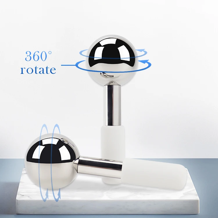 Rotating Skin Beauty Facial Roller - Cooling Cryo Massage