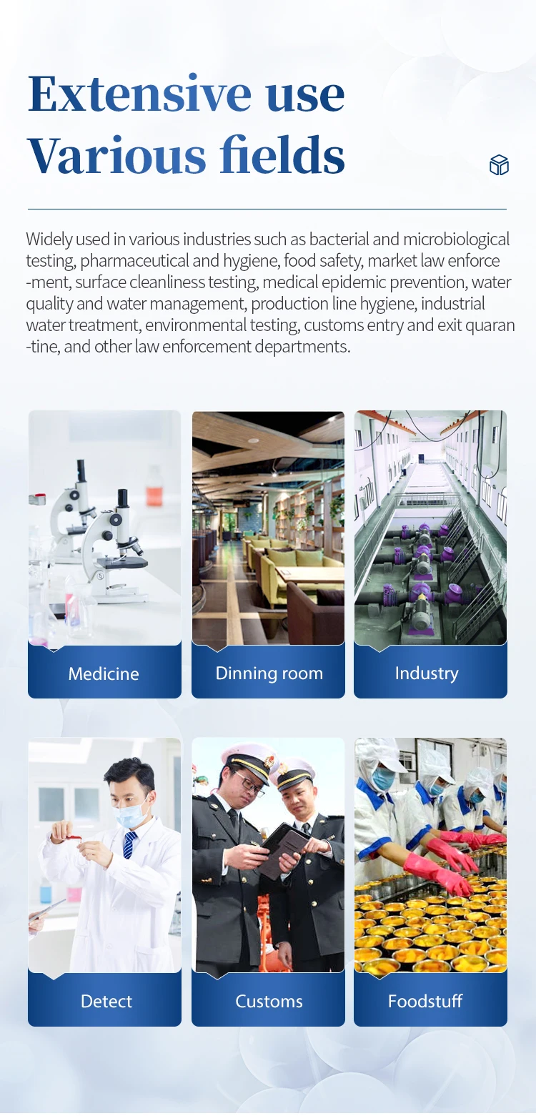 Handheld Rapid Bacteria Detection Instrument - ATP Fluorescence Tester