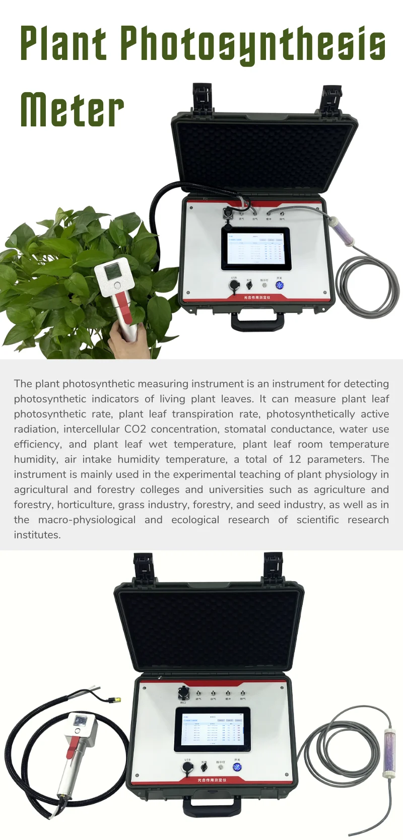 TP-3051D Plant Photosynthesis Meter - Advanced Testing