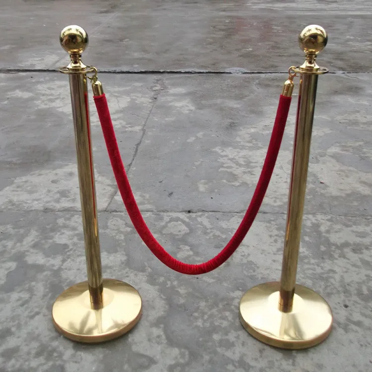Red Carpet Velvet Rope Hanging Railing Barrier Post Stands Stanchion ...