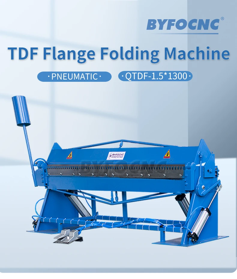 Hvac Tdf Flange Pneumatic Sheet Metal Folding Machine Iron Bending ...