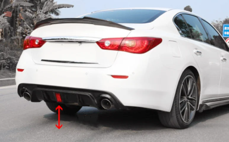 Upgrade Your INFINITI Q50 with Carbon Fiber Rear Bumper Lip