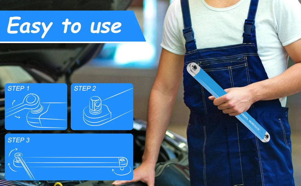 Universal Stainless Steel Socket Adapters Ratchet Beam Torque Wrench ...
