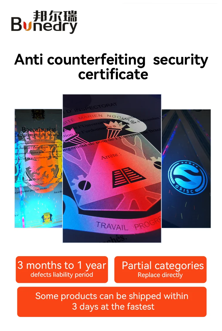 Secure Your Documents with Bunedry's Watermark Paper