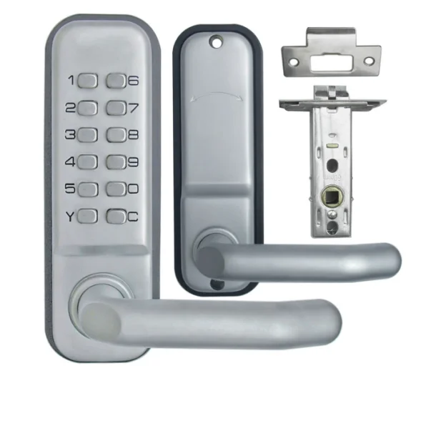 Numerical Door Keypad Lock Push Button Hotel Door Handle Lock With ...