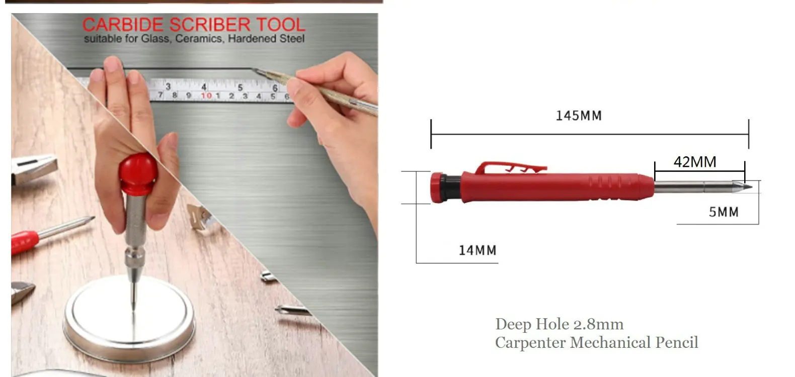 Wood Flooring Marker - Carpenter's Drawing Scriber Tool