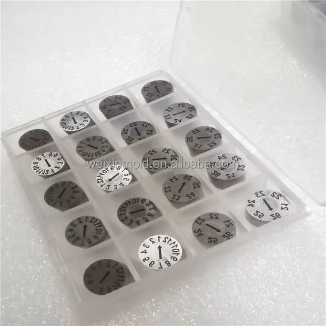 Injection Mold Date Marked Pin Inserts Stamp - Buy Mold Date Inserts ...