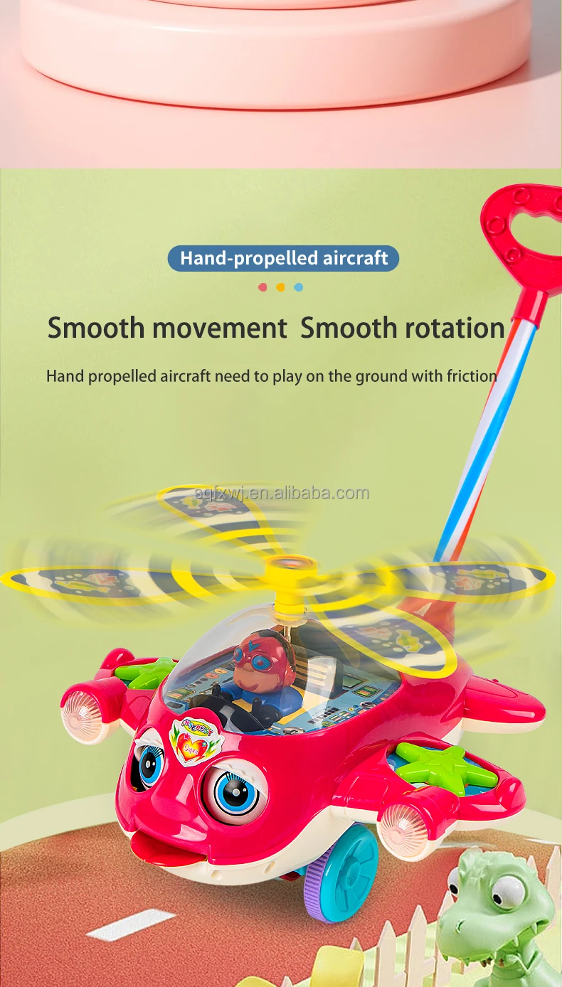 High Quality Children's Hand Push Toy Multi-functional Push/drag Toys ...