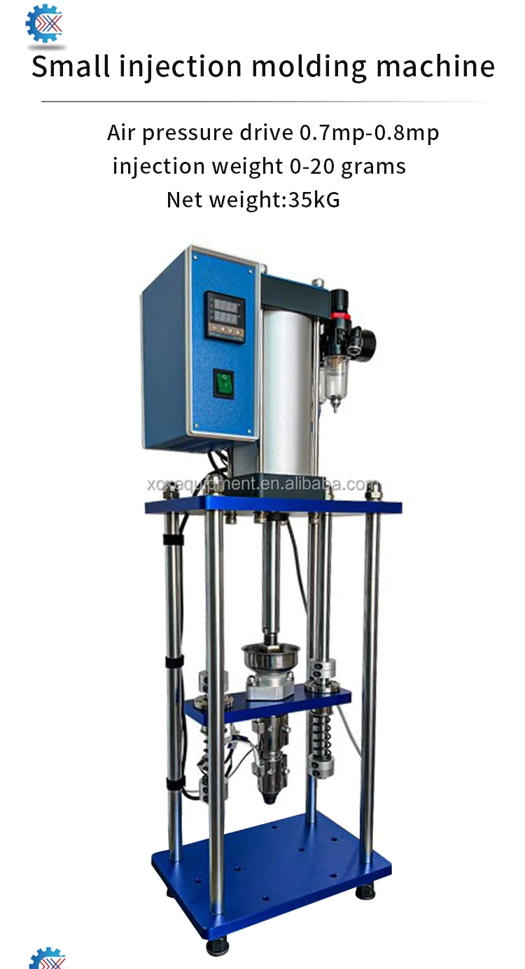 Mini Pneumatic Injection Machine - Desktop Vertical Molding