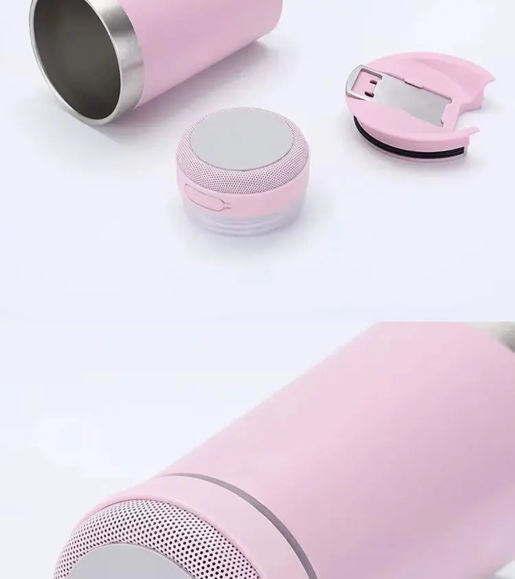 304 Stainless Steel Bluetooth Audio Cup with Bottle Opener