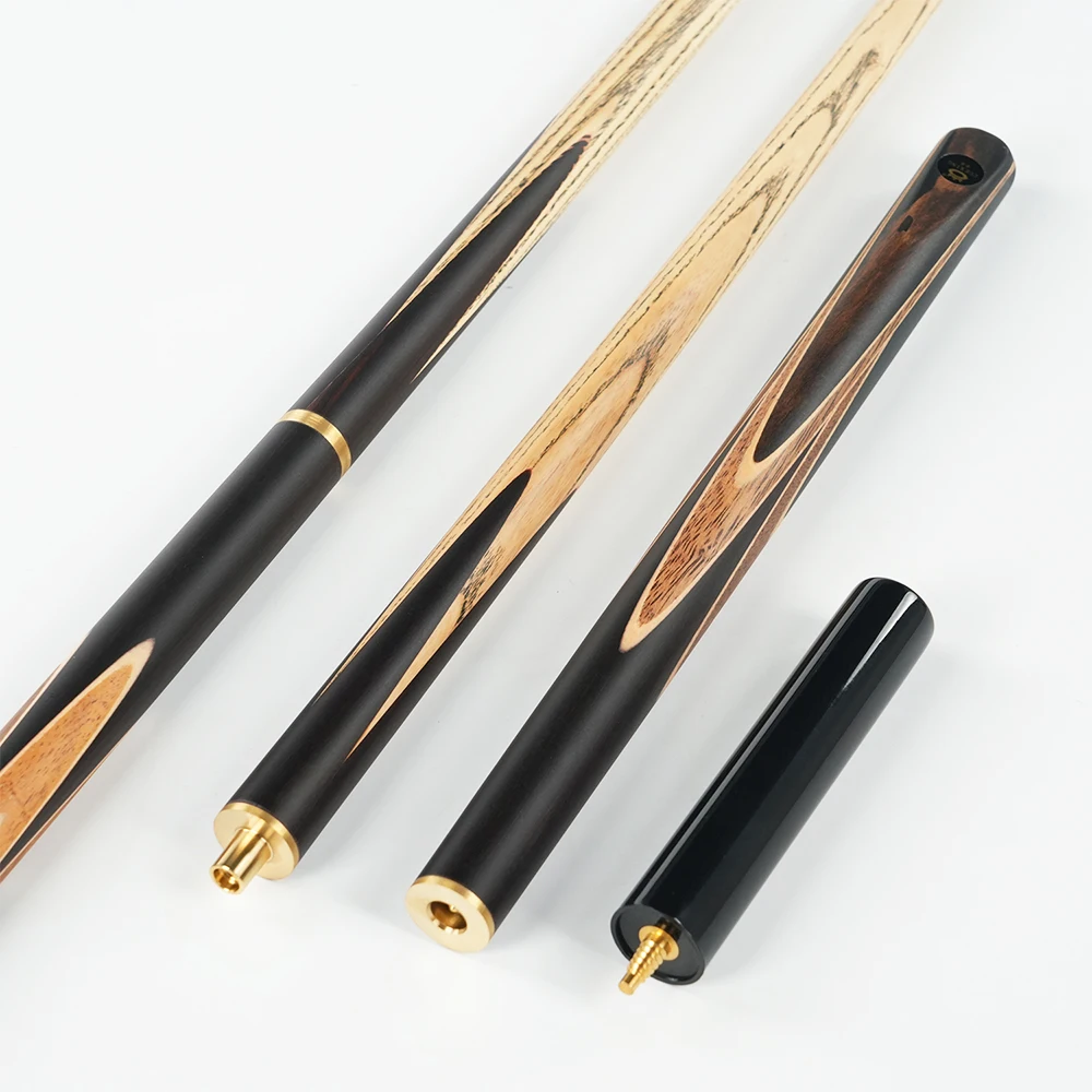 Omin Cue King Handmade Brass Ash Wood Snooker Cue - Durable One-Piece ...