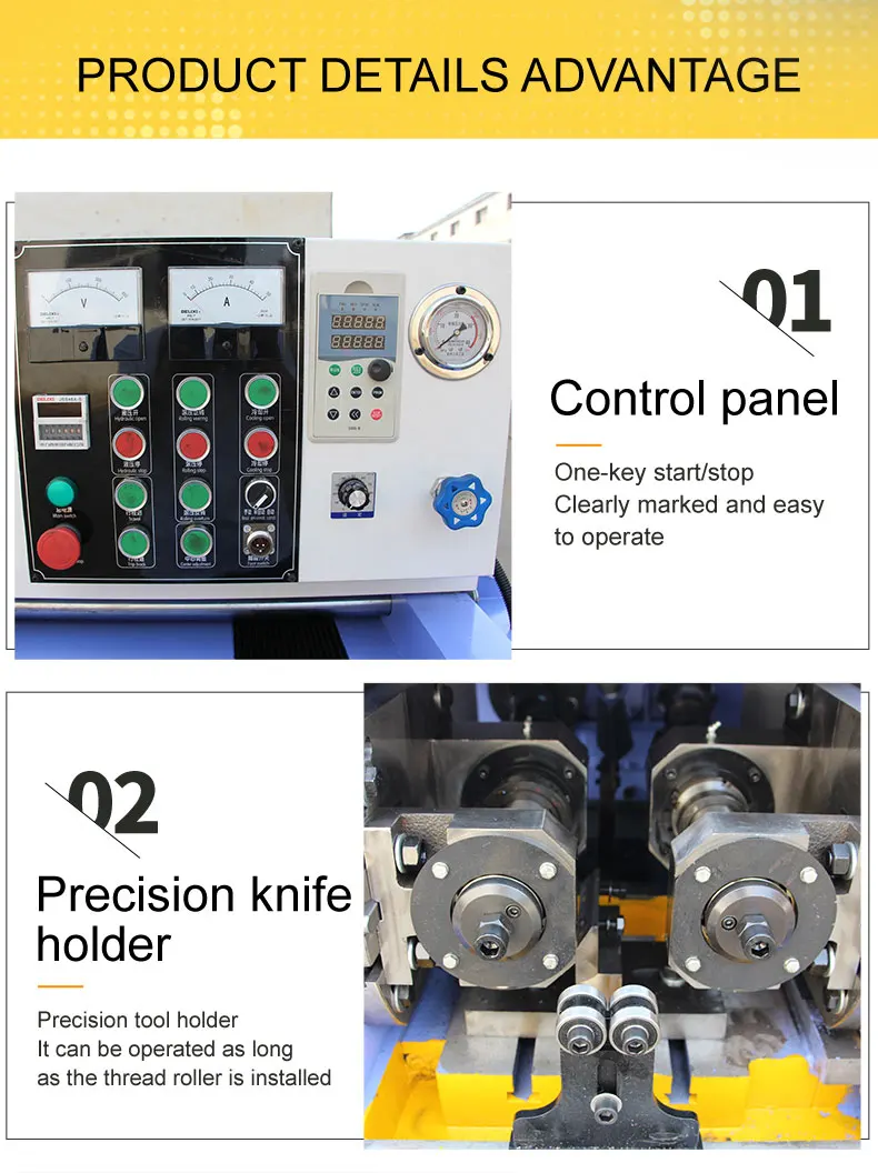 ZA28-20 Automatic Steel Bar Thread Rolling Machine Bolt and Nut Making Machine| Alibaba.com
