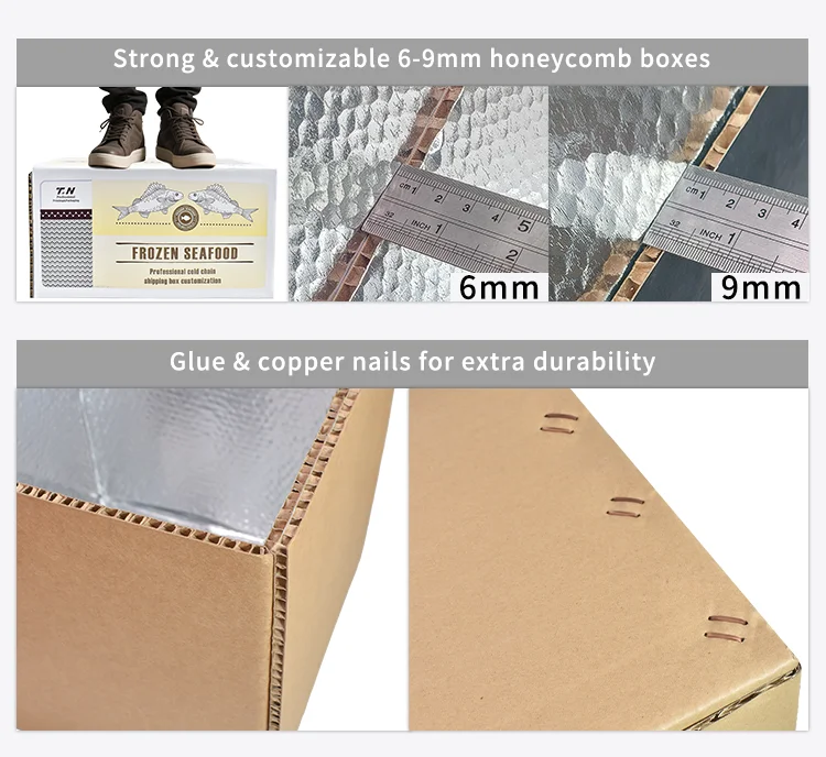 Insulated Frozen Food Packaging Boxes - Efficient & Durable