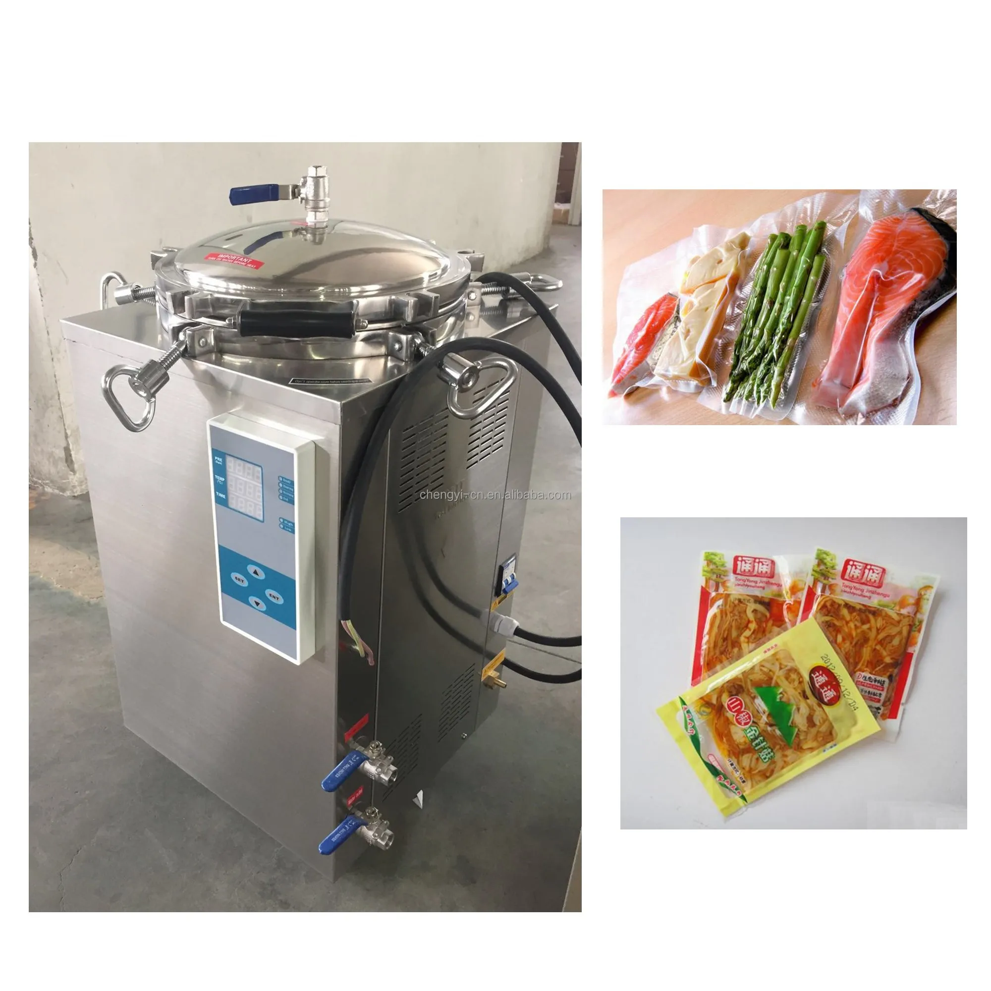 Retort High Pressure Processing Food Sterilizer 100l - Buy Food ...