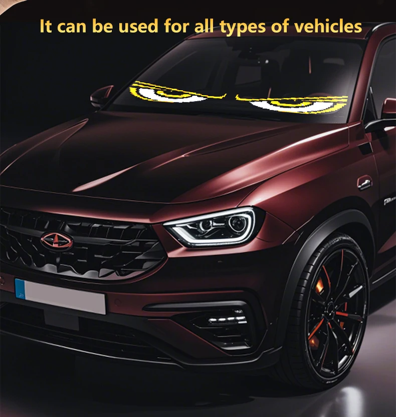 Flexible LED Display Board - Programmable Truck Windshield Advertising