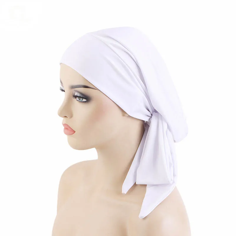 Go Party Ethnic Style Muslim 9 Colors Elastic Headscarf Hats Turban ...