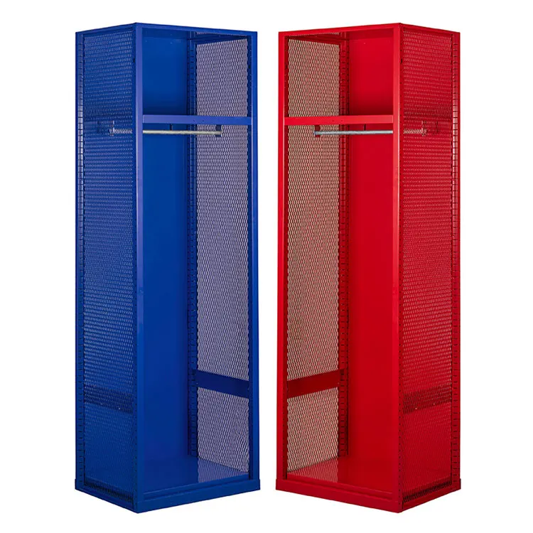 Durable Football Open Steel Sports Lockers for Schools