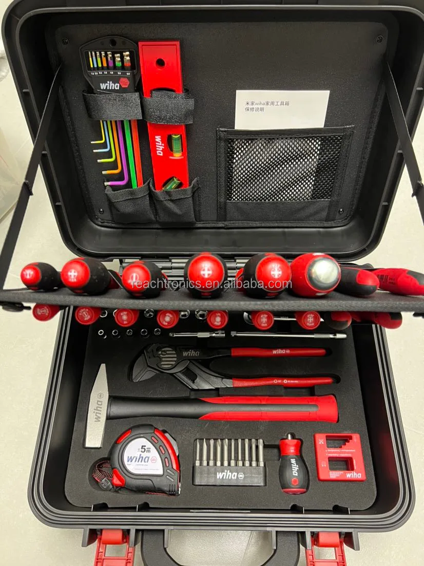 Xiaomi Wiha Home Tool Box Set Repair Tools Screwdriver Set 60 Pieces Combination Tool Box - Buy ...