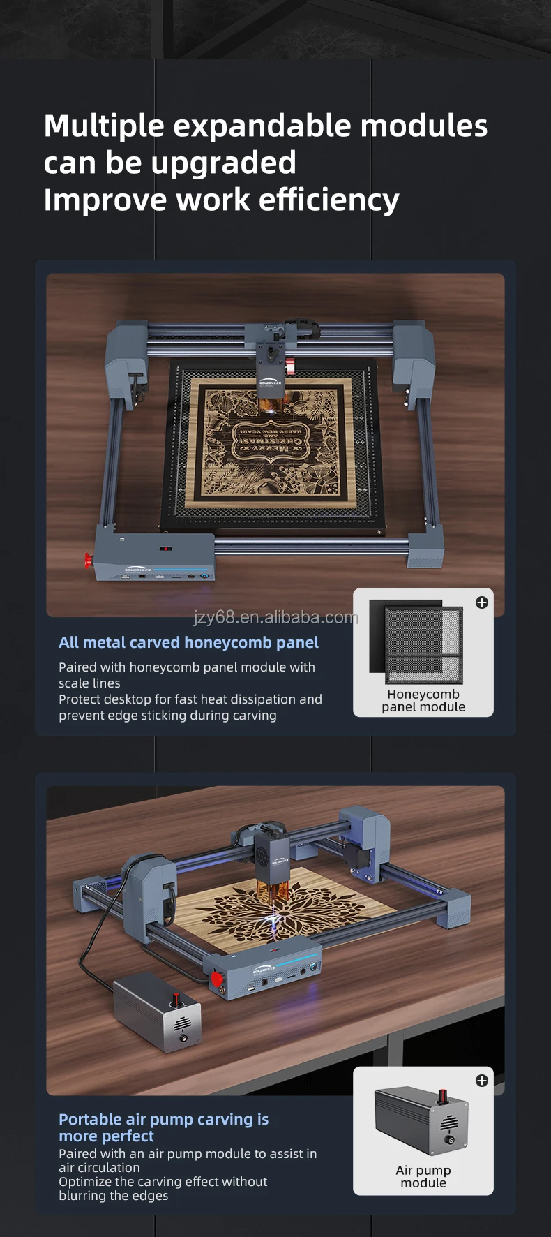 Laser Engraver Cutter Machine Device for Metal Printing Drawing Cutting ...