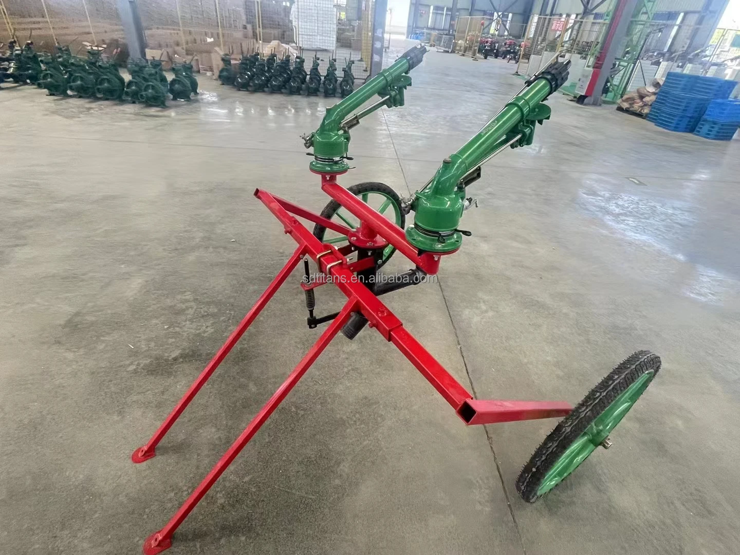 Hand-pulled Rain Gun Sprinkler With Cart Easy-to-use Irrigation System ...