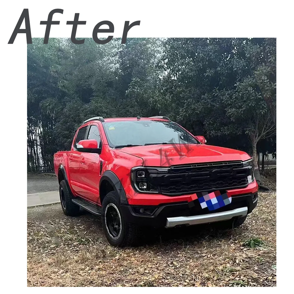 Gzdl4wd Front Bumper Facelift Body Kits For Ranger T6 T7 T8 Upgrade To ...