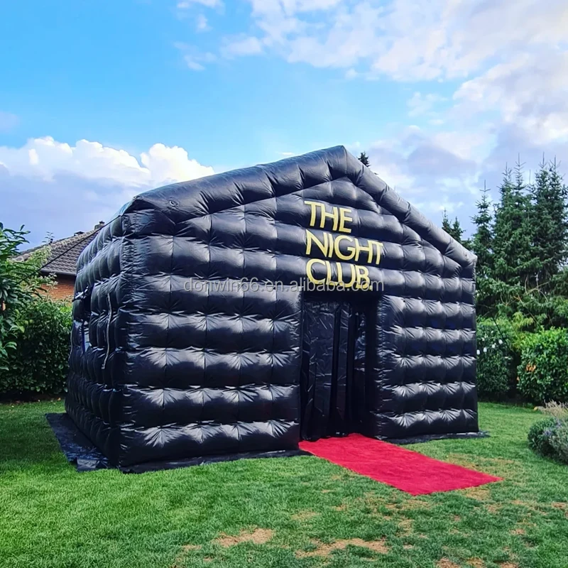 Portable Parties Inflatable Night Club Cube Tent Marquee Led Disco Big ...