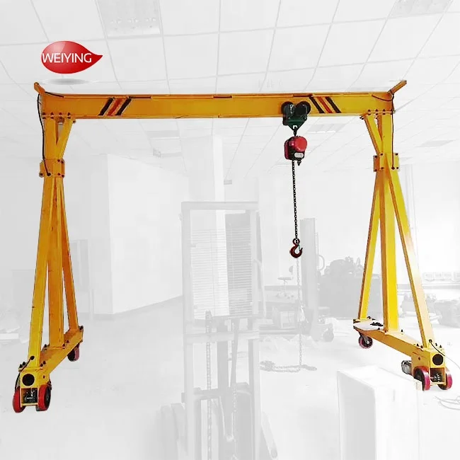 Small Gantry Crane Motorized Trolley Travelling Electric Movable Mini ...