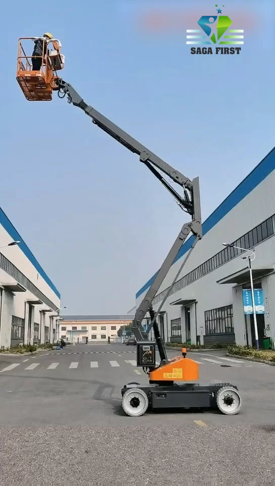 45ft 60ft Small Electric Self Propelled Boom Lift Hydraulic Manlift ...