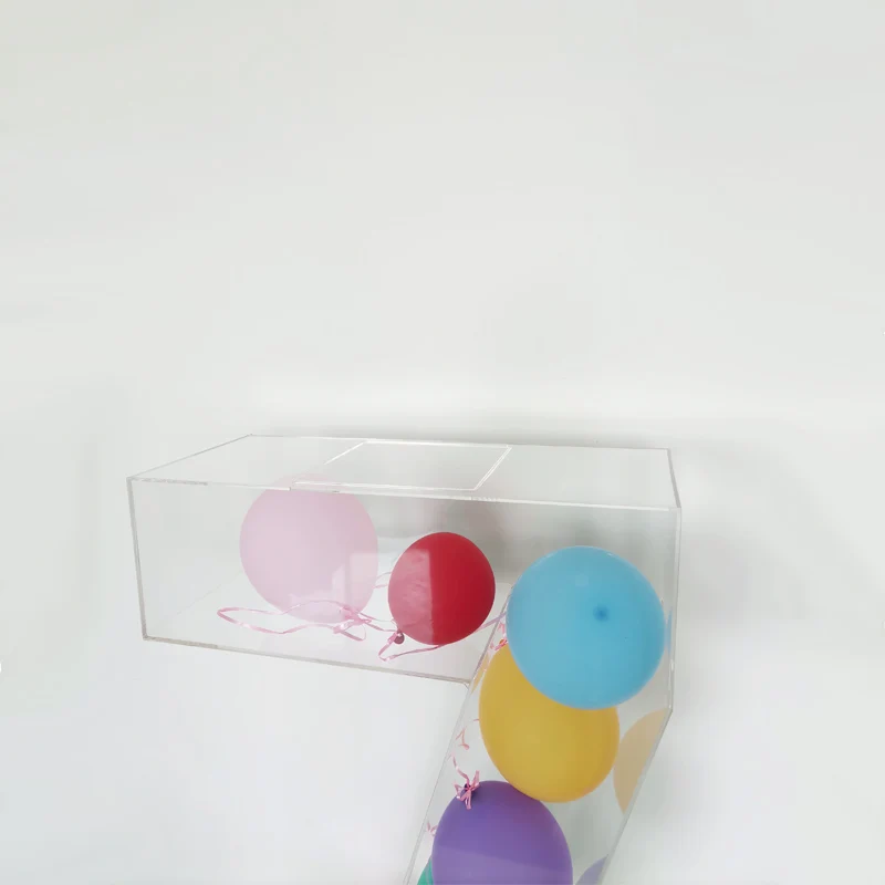 Large Clear Acrylic Fillable Numbers Free Standing Numbers Letters ...