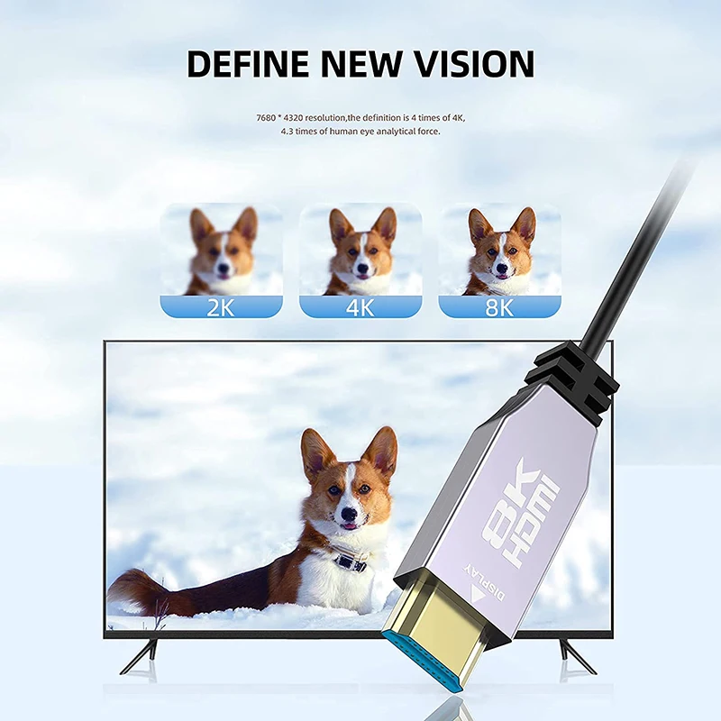 48gbps 8K 60hz HDMI Cable - Premium Optical Fiber Solution