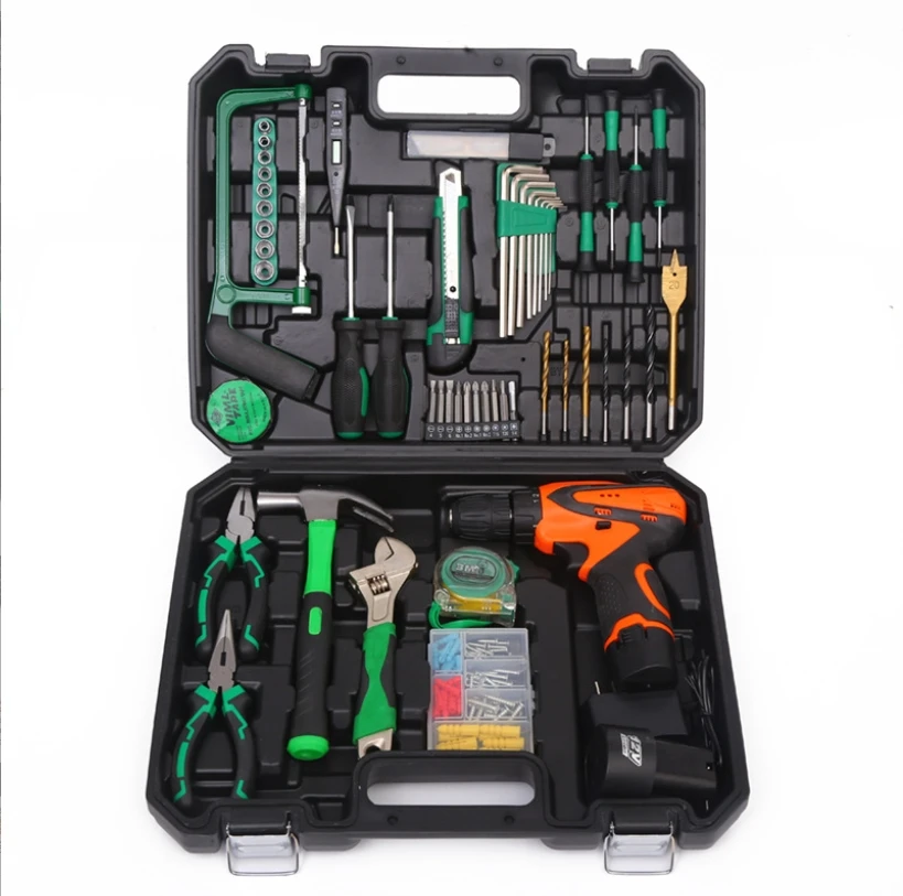 124 Pcs Tool Kit Sets - Durable Hand Tools for Auto Repair