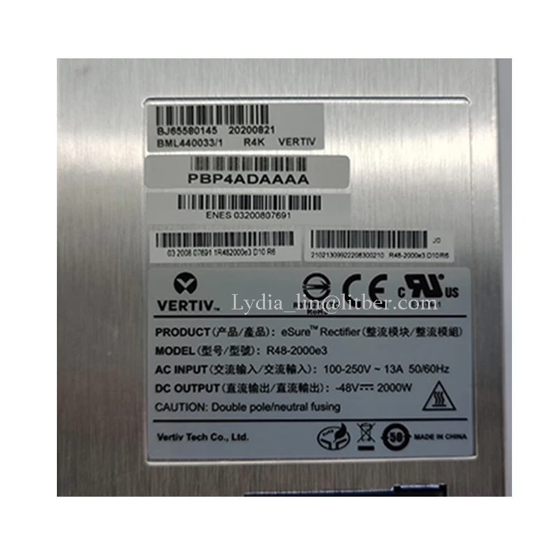 Emerson Vertiv R48-2000e3 Dc Power Rectifier Module Converter R48 ...
