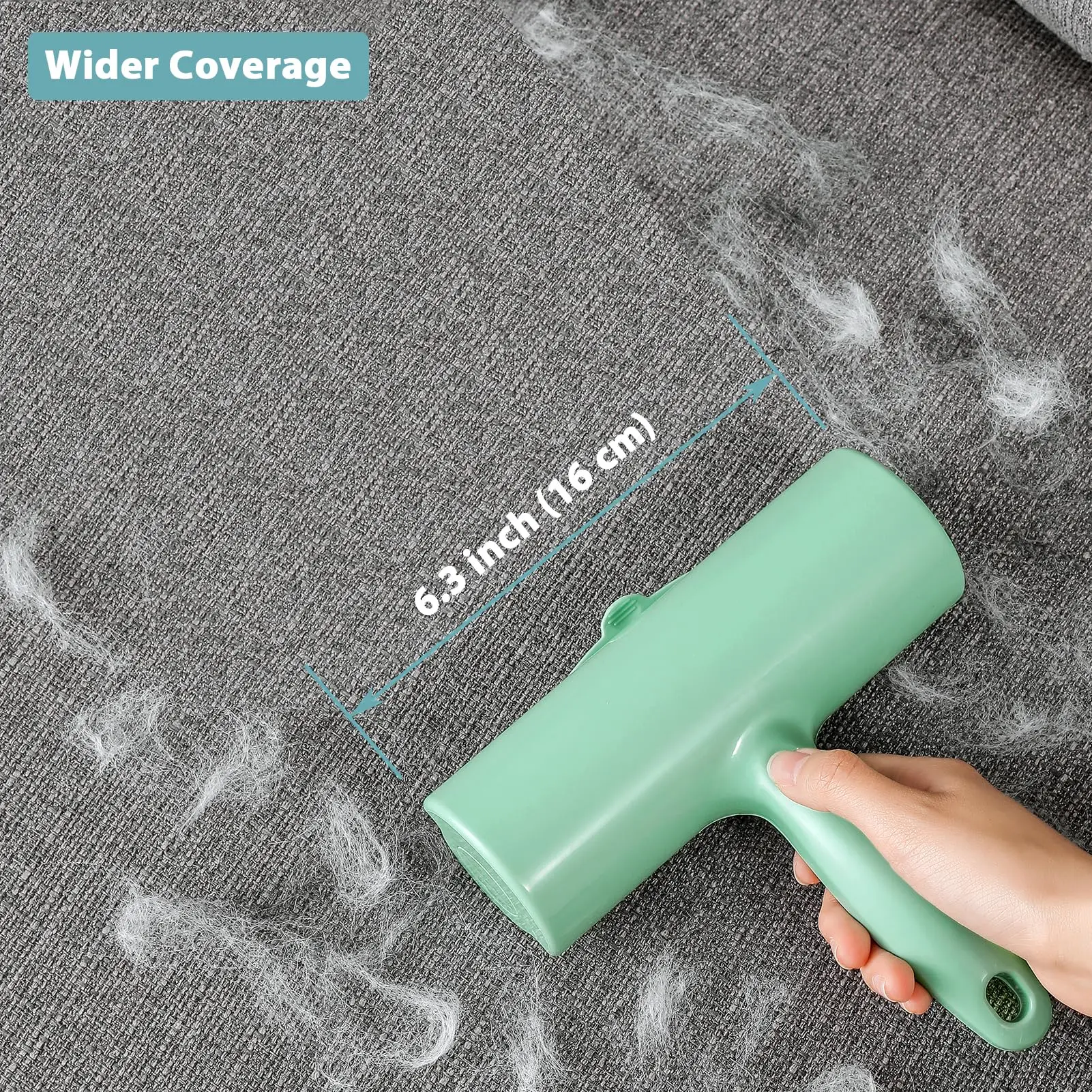 Custom Print Fur Removal Tool Eco-friendly Reusable 60 Sheets 4 Rolls Portable Lint Roller For ...