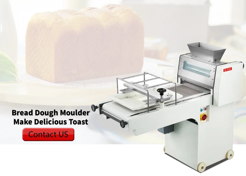 Automatic Stainless Steel Bakery Dough Roll Toast Moulder