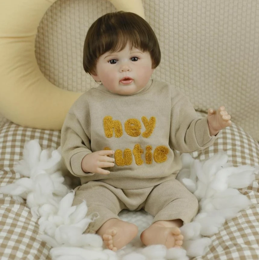 Lifereborn 60cm 24Inch Big Reborn Toddler Dolls Handmade Cotton Body ...