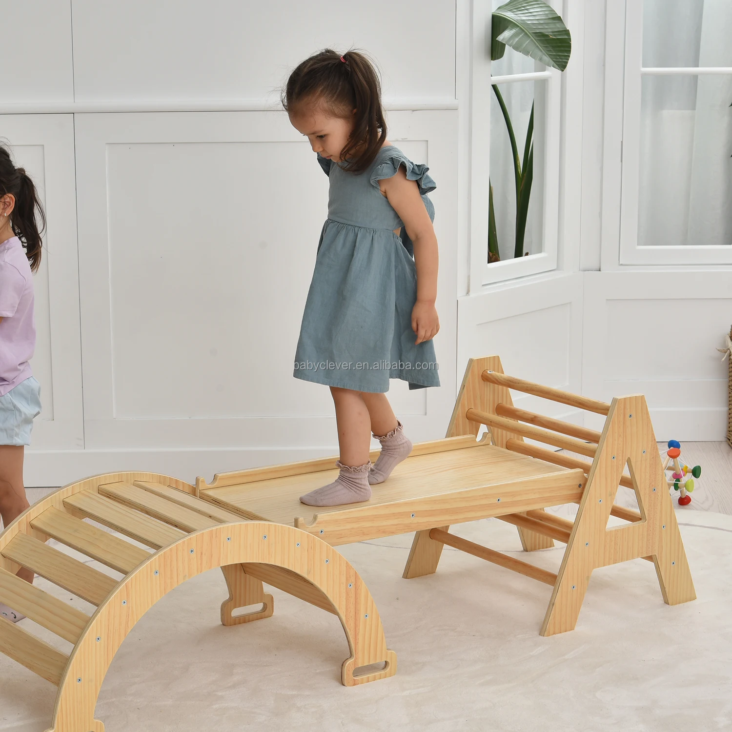 Montessori Climbing Pickler Triangle Indoor Playground Play Gym Toddler ...