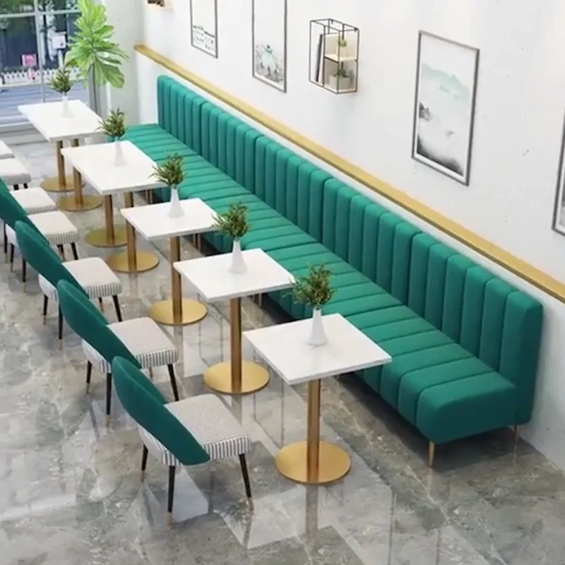 Commercial Use Velvet Restaurant Dining Table Set Restaurant Chairs And ...