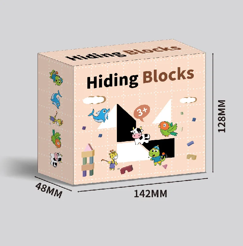 Montessori Geometric Shape Puzzles Building Blocks Plastic 3d Jigsaw ...