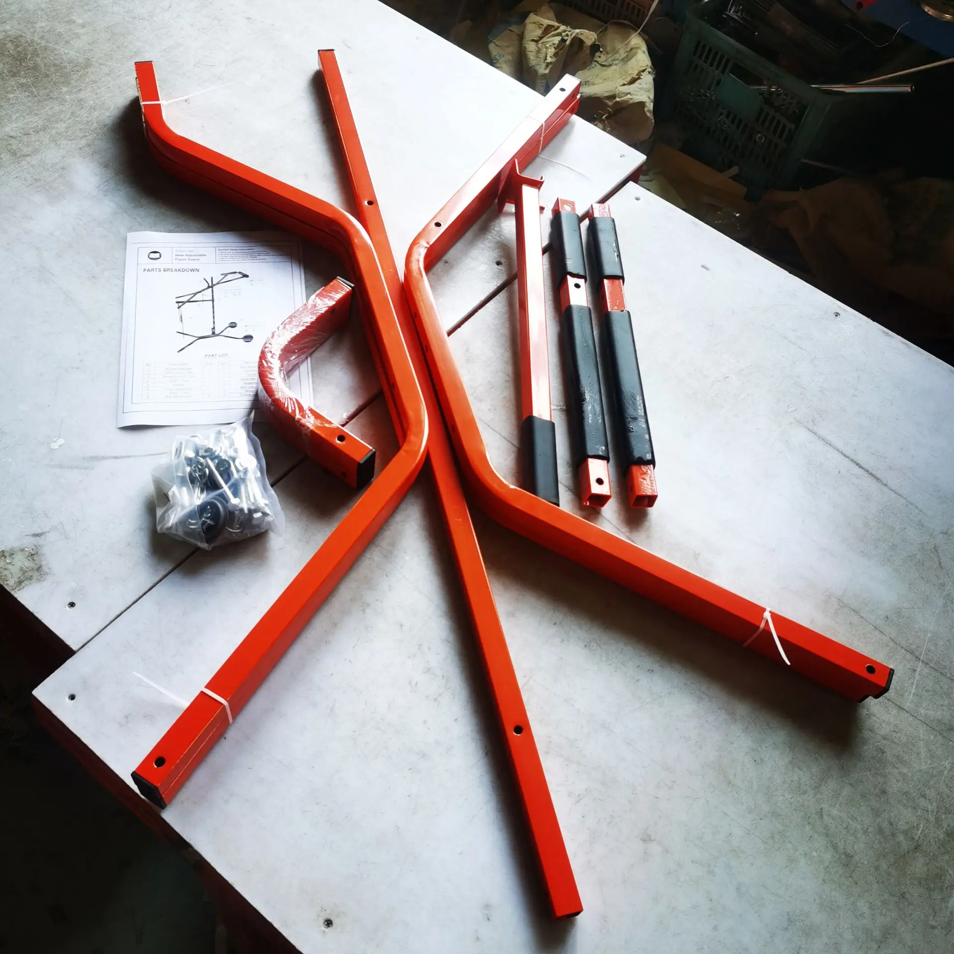 Professional Adjustable Bumper Paint Panel Stand Automobile Paint ...