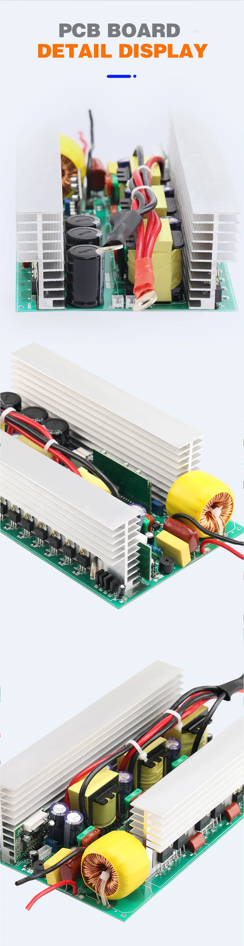 Inverter PCB Board - 1500W Pure Sine Wave DC to AC Converter