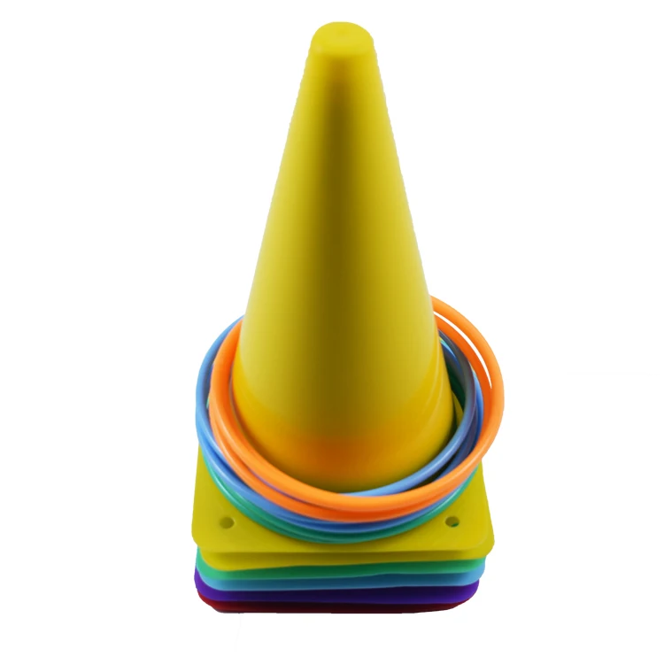 Party Throwing Backyard Games Plastic Cones Ring Toss Set - Buy ...