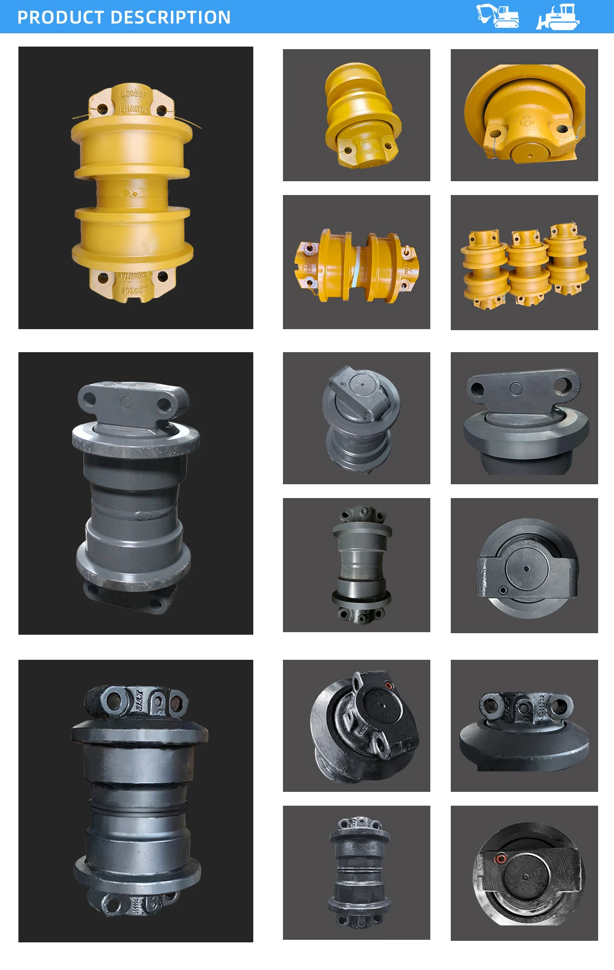 Excavator Undercarriage Roller Excavator Track Roller Pc360 7 Excavator ...