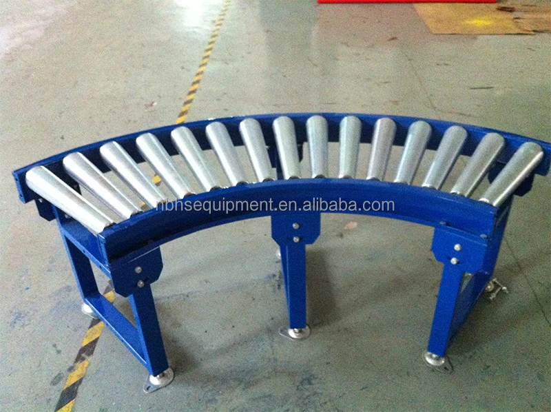 Industrial Gravity Movable Roller Tables Conveyor for 100kg Cartons ...
