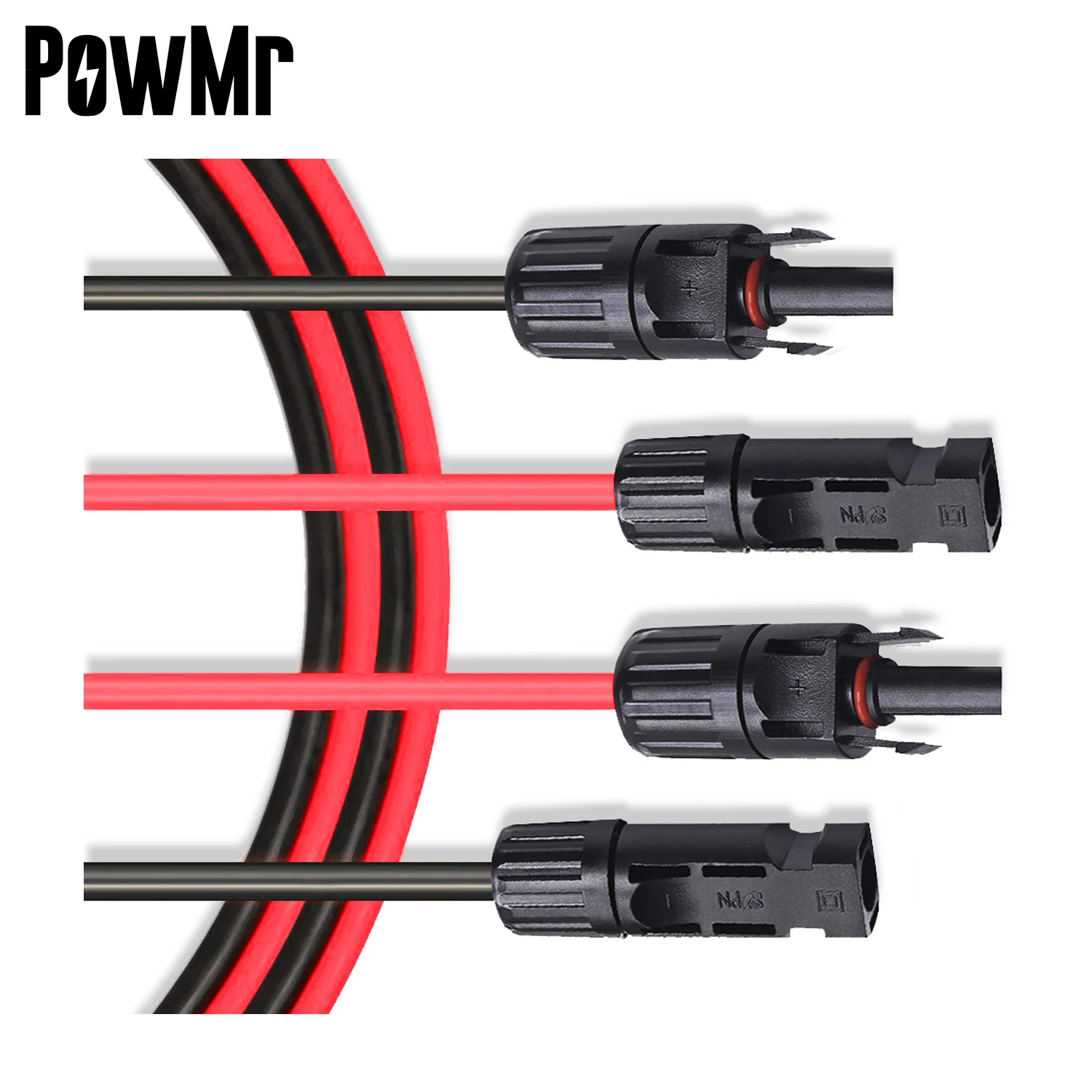 PowMr 3 Meters 6mm2 PV Energy System Connection Cable Solar ...