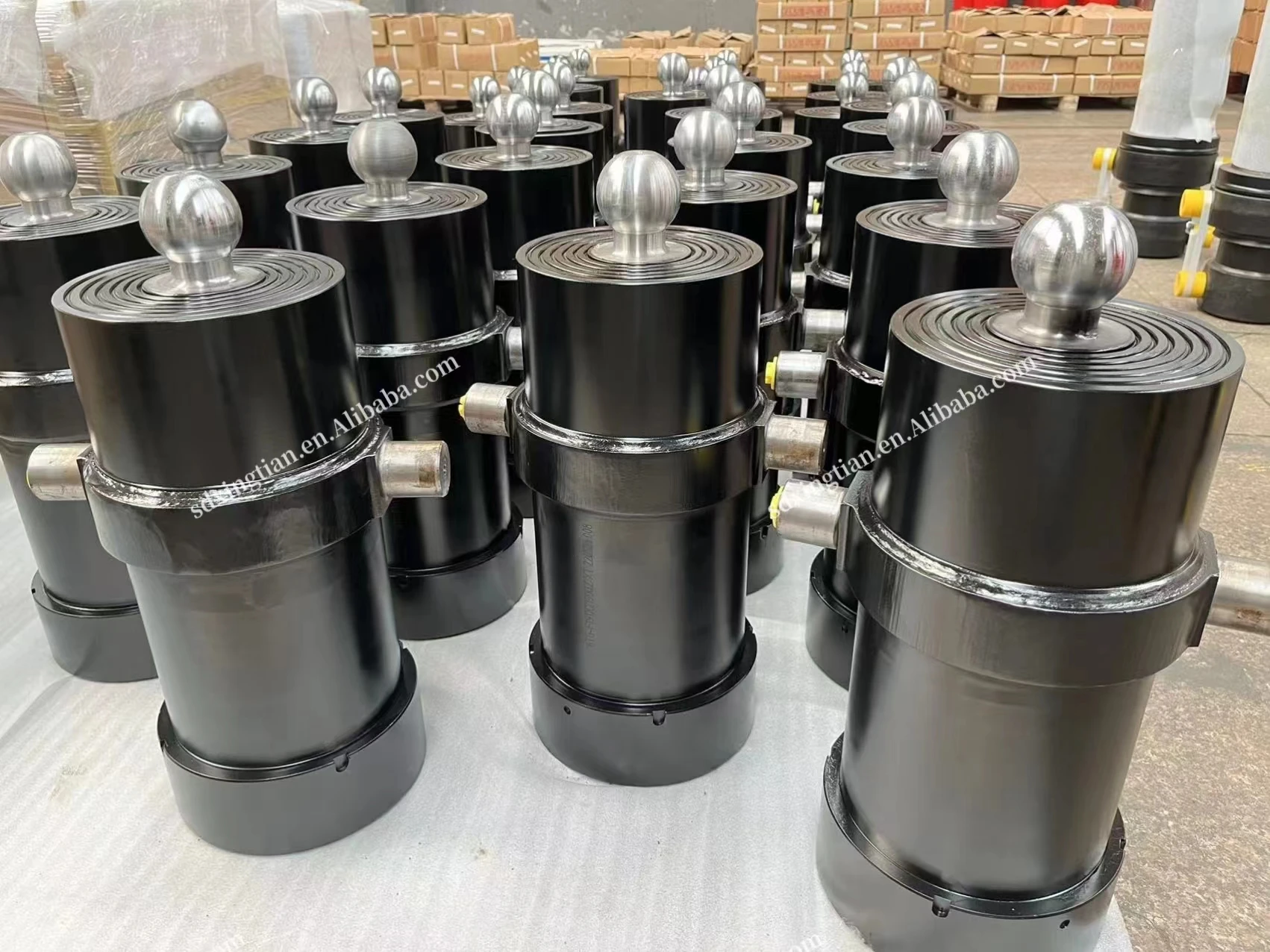 OEM Stroke 6000mm Telescoping Hydraulic Cylinder - 1 Year Warranty