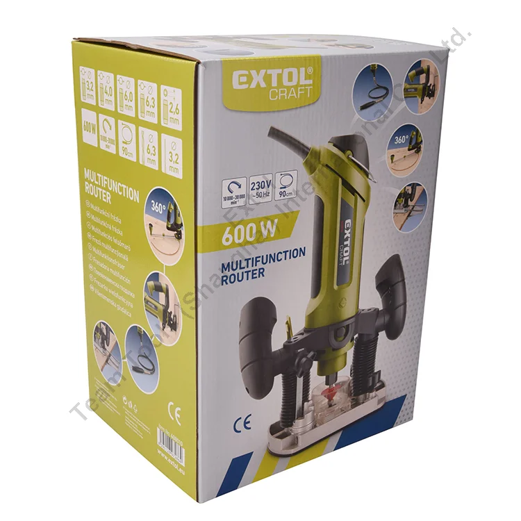 408010 EXTOL Craft Woodworking Electric Trimming Machine